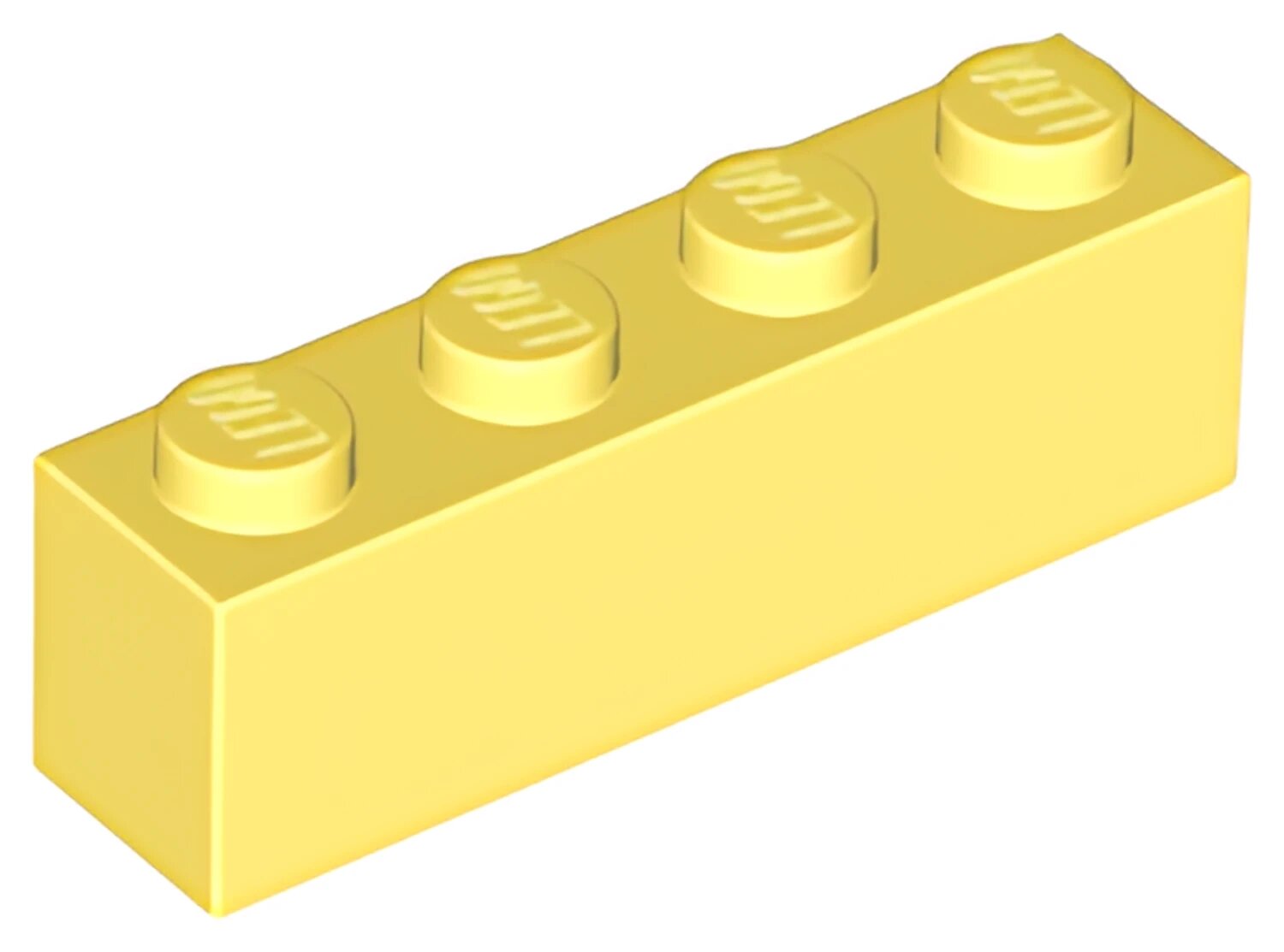 Кирпич LEGO Brick 1 x 4 3010 (6146) Bright-Light Yellow U