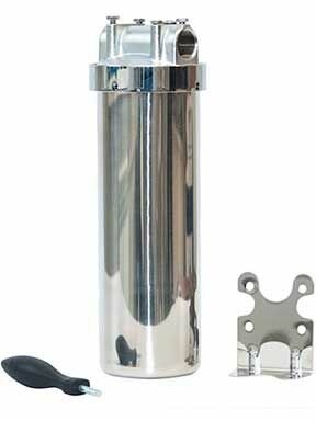 Колба фильтр Slim 10 ф1/2" из нержавеющей стали Ecoline