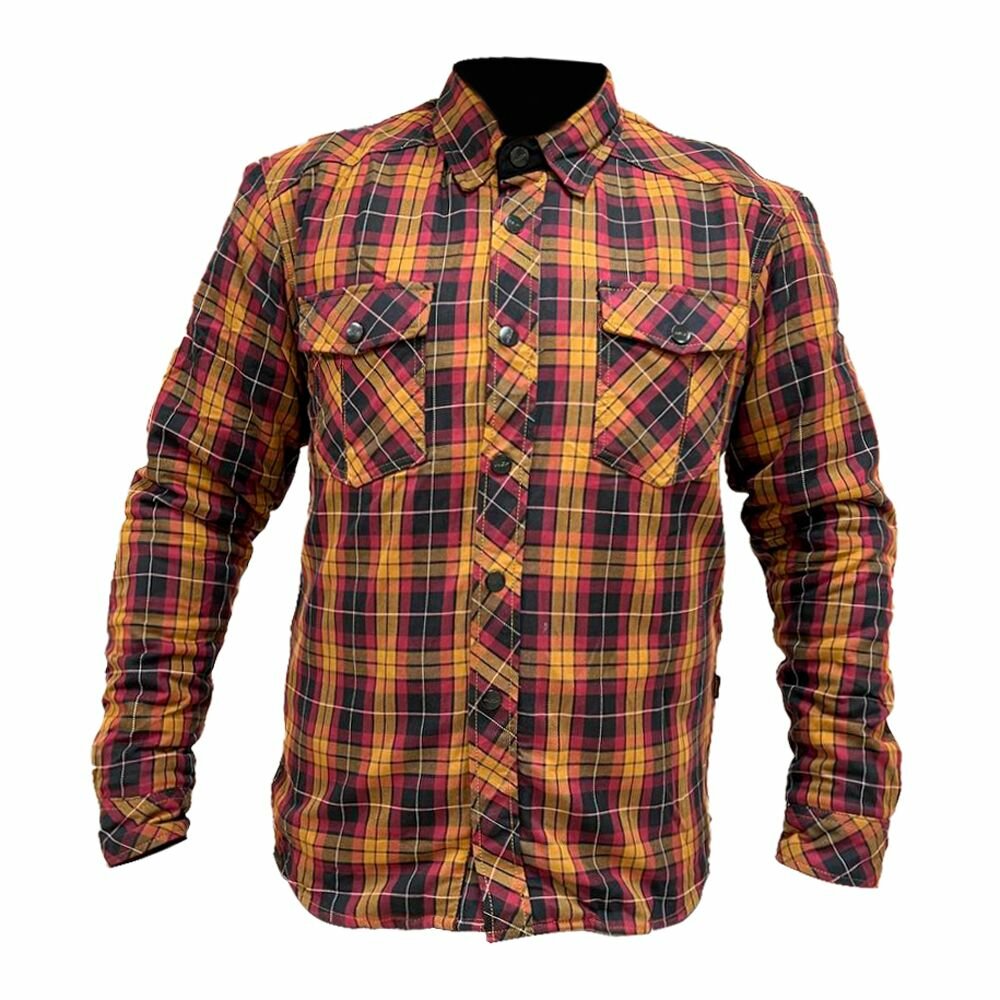 MCP Моторубашка Alaska Premium (orange/black, S)