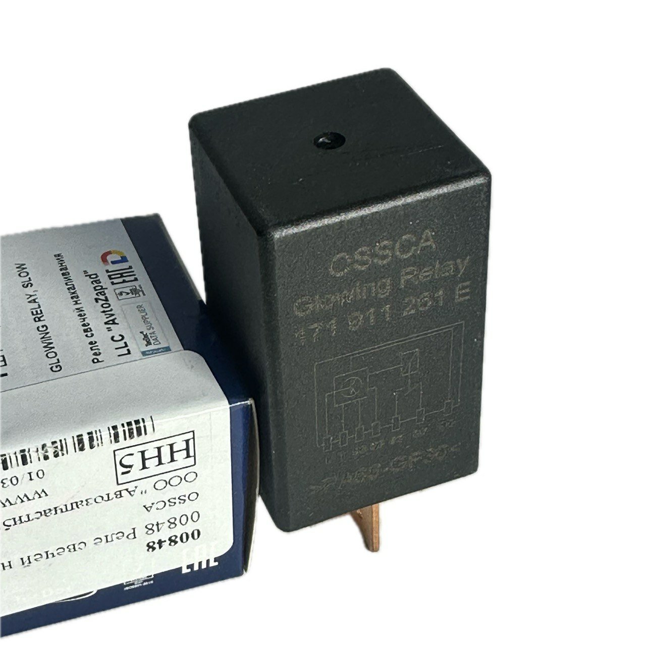 00848 OSSCA Реле свечей накала / AUDI , VW 1.6-2.5 D, TD, TDI 83~