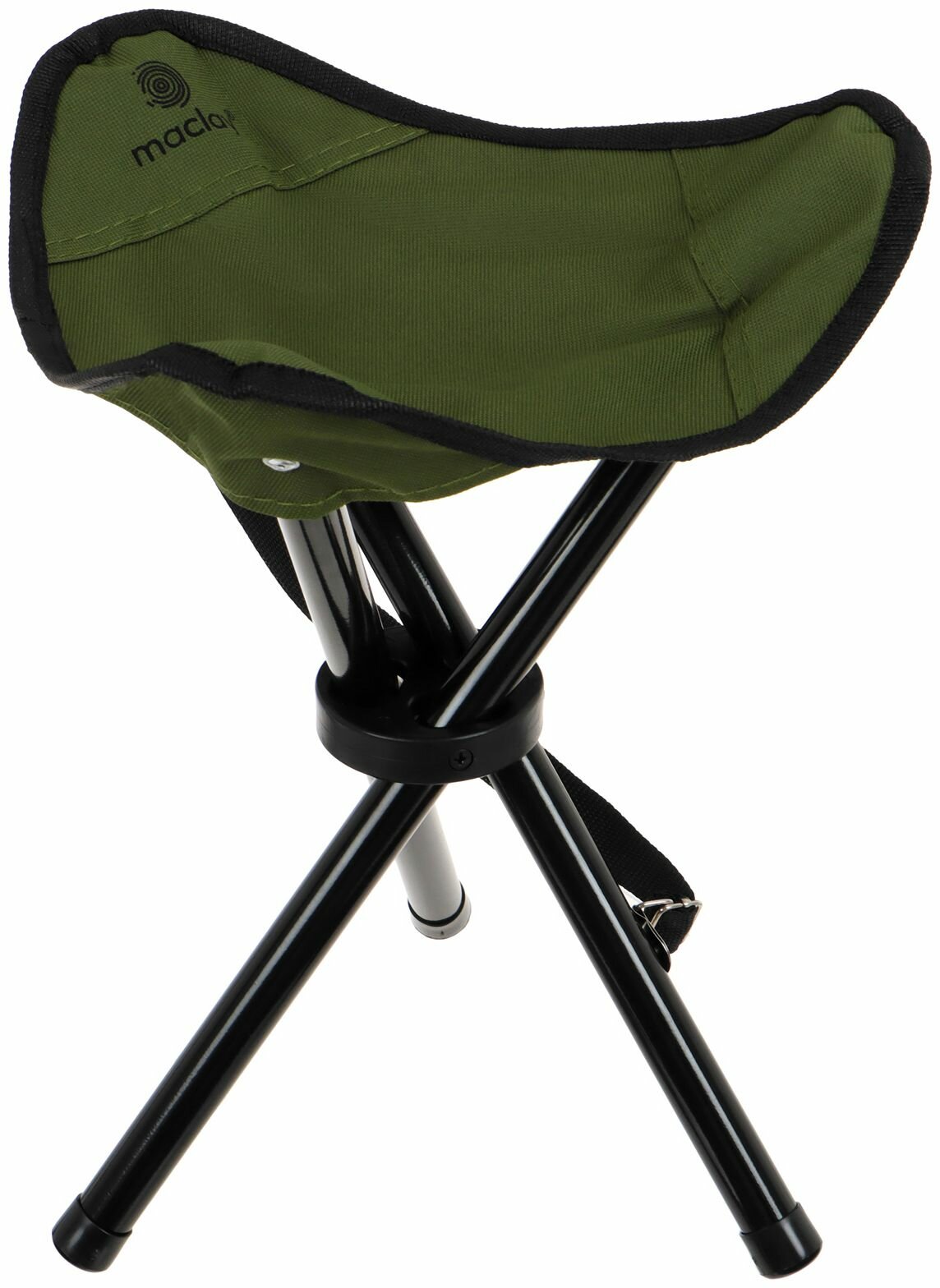 Стул туристический складной, нагрузка до 60 кг, стульчик походный для пикника, кемпинга, дачи, отдыха на природе и рыбалки, 28 х 26 х 36 см, цвет зеленый