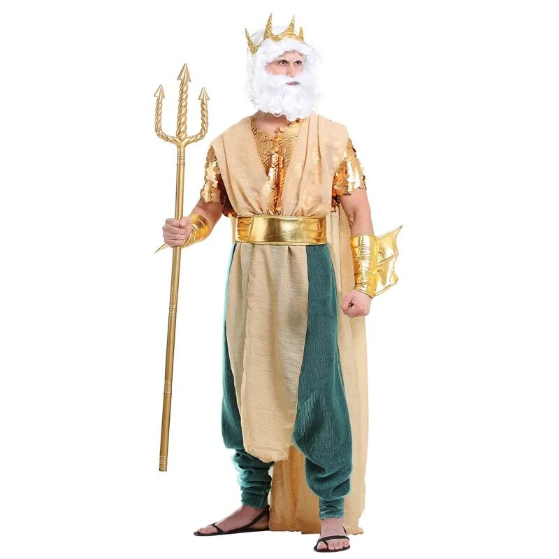 Костюм Нептун для косплея М, as show