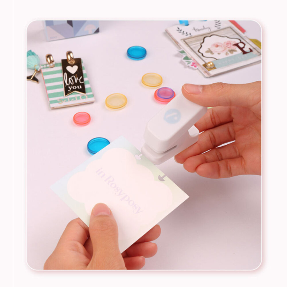 Мини дырокол KW-triO Mushroom для блокнотов A4/A5/B5, скрапбукинга, дневников, офиса и школы