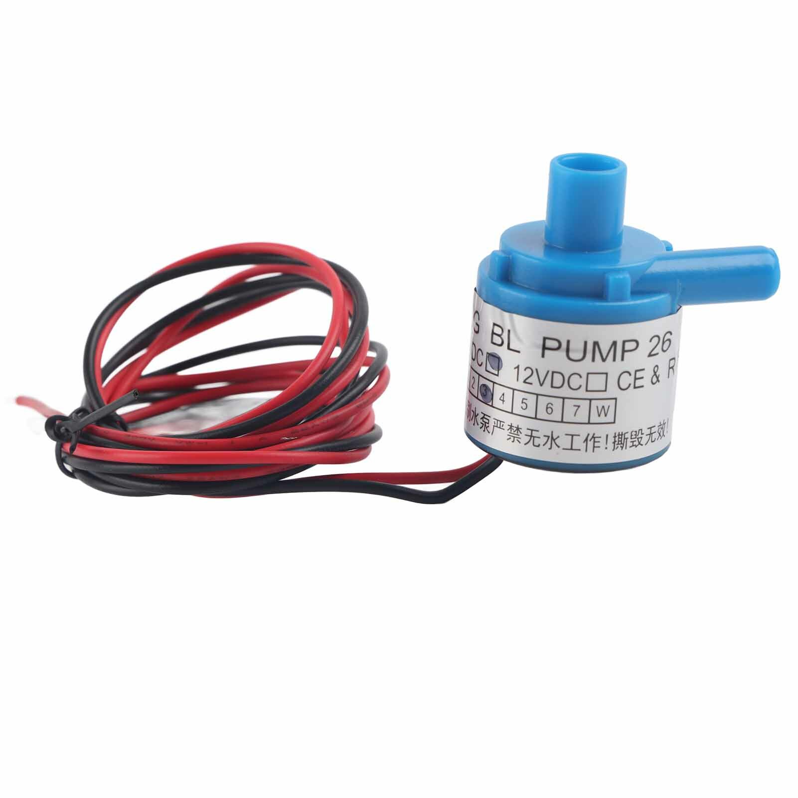 Blue Water Pump, DC Brushless Engineering Plastic 3W 1.5L/min Low Noise for Fountain Aquarium Solar System Circulation