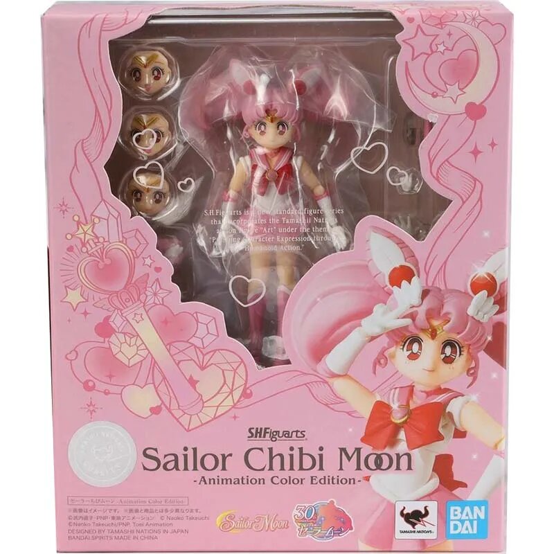 Bandai S.H.Figuarts Сейлор Мун набор фигурок Chibi Moon