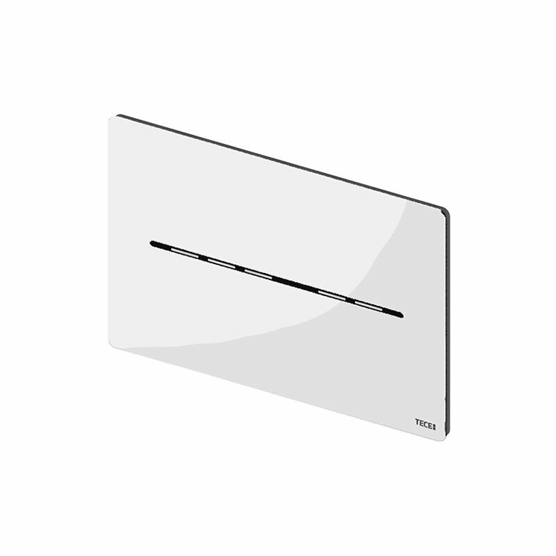 Кнопка смыва Tece TECEsolid белый глянец 9240462 для инсталляции, бесконтактная, питание от батареи 6 В, белый глянец