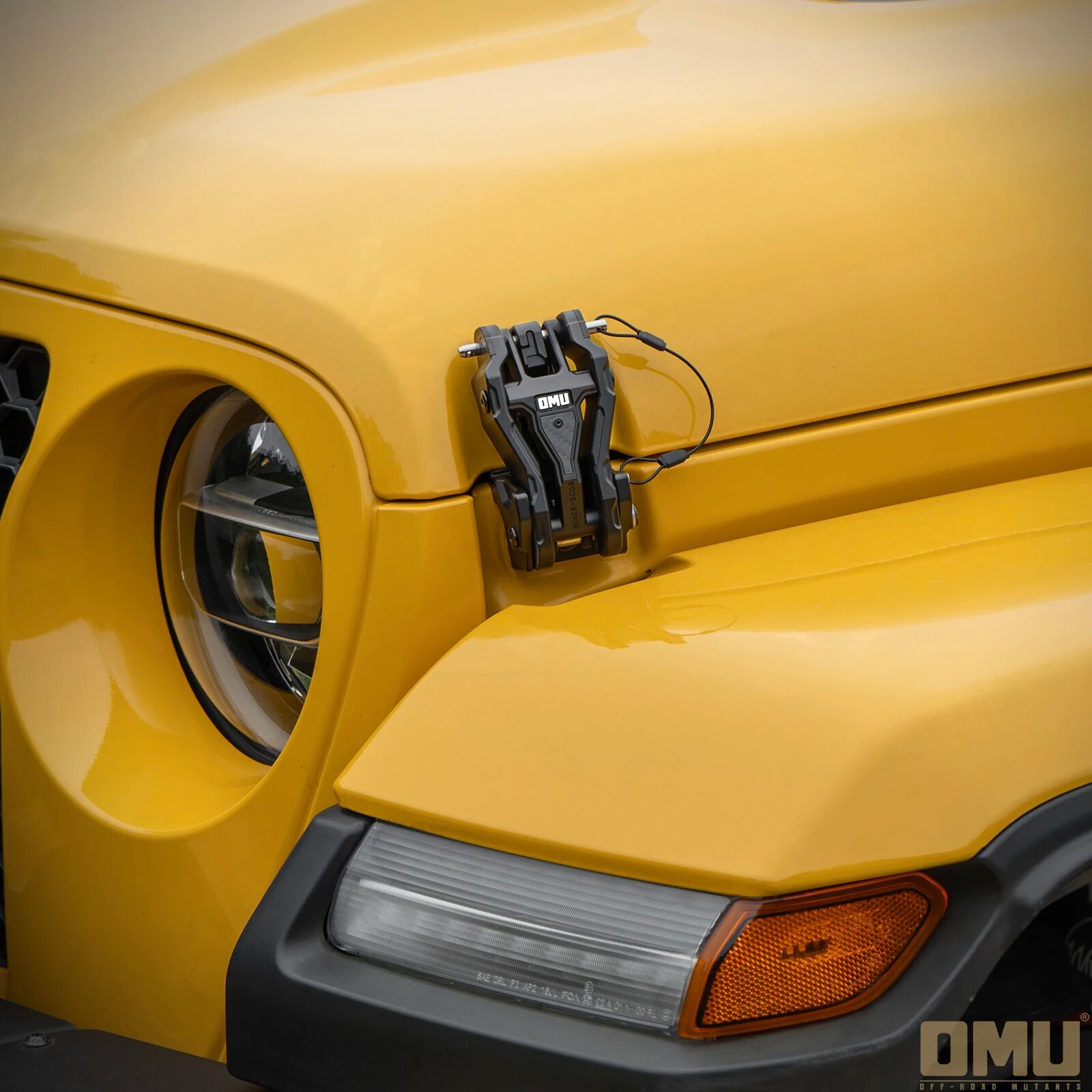 OMU 4x4 алюминиевый замок капота, защелки капота для Jeep Wrangler JK/JKU 2007-2017 JL/JLU JL JT