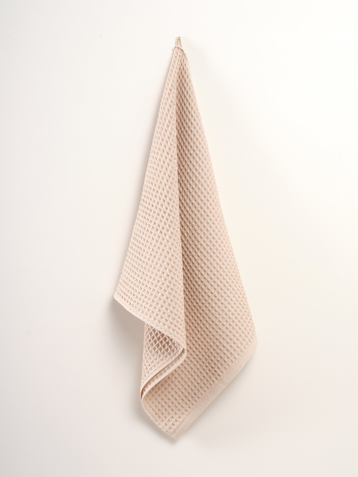 Полотенце банное вафельное хлопок Urban Family 70Х140 цвет Бежевый