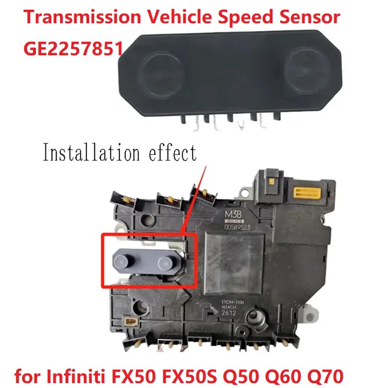 GE 2257851 Автомобильный ECU трансмиссия датчик скорости автомобиля JRE710E ETC94-110N для Infiniti FX50 FX50S Q50 Q60 Q70 Nissan Pathfinder