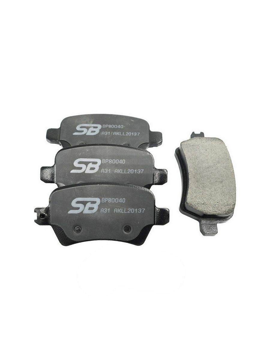 Колодки тормозные дисковые задние SB NAGAMOCHI BP80040 для Lifan Myway