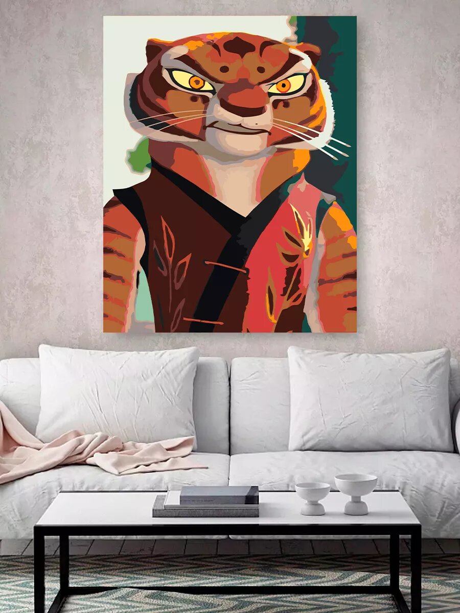 Картина по номерам Мастер-Тигрица