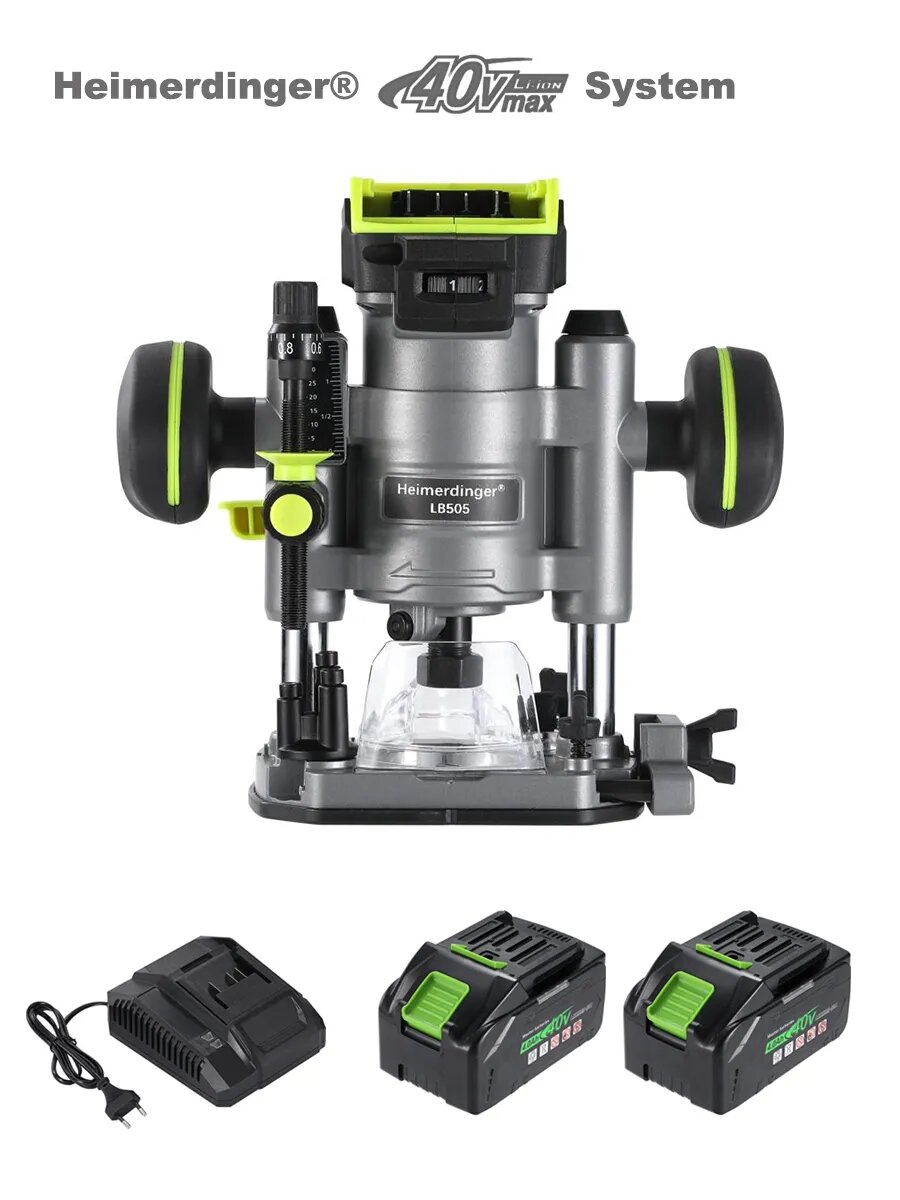 40V 1600W Фрезер аккумуляторный бесщеточный LB505