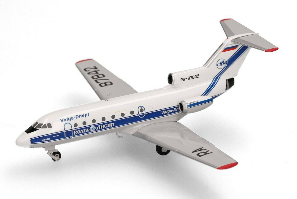 Herpa (Херпа) Модель самолета Яковлев Як-40 Volga-Dnepr Airlines