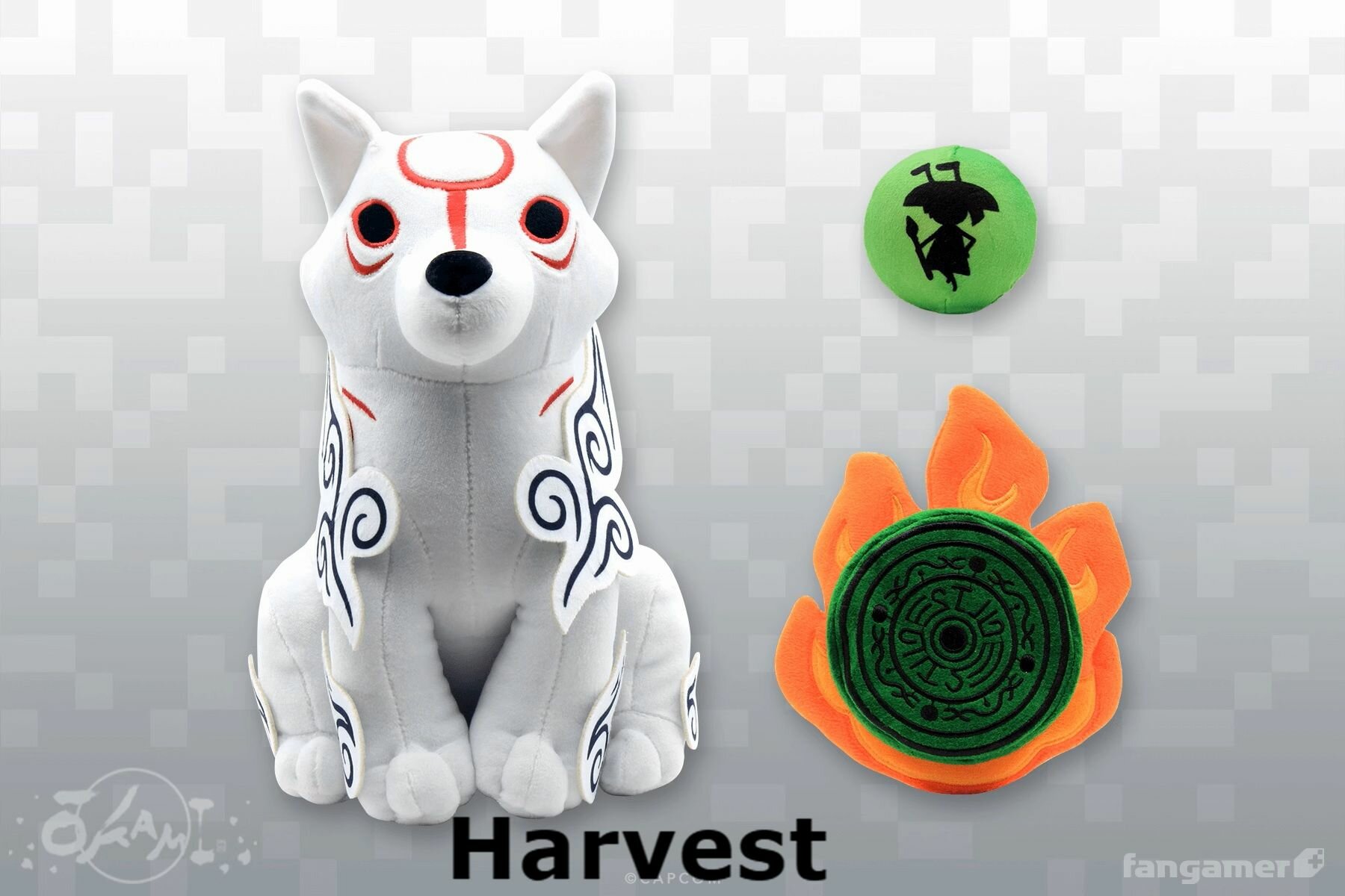 Fangamer Мягкая игрушка, Okami, белый,26