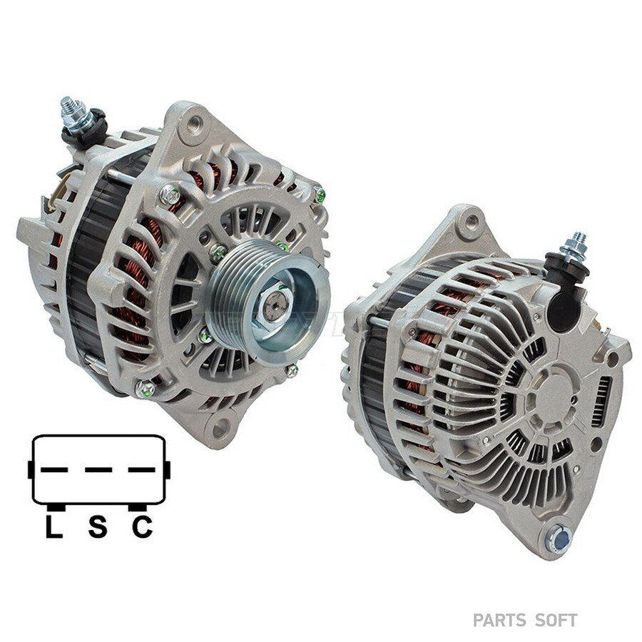 Генератор NISSAN TEANA J32 VQ25DE 08-13/MURANO Z51/Z51R VQ35DE 08-1512V 130A SAT ST-23100-1AA1A | цена за 1 шт