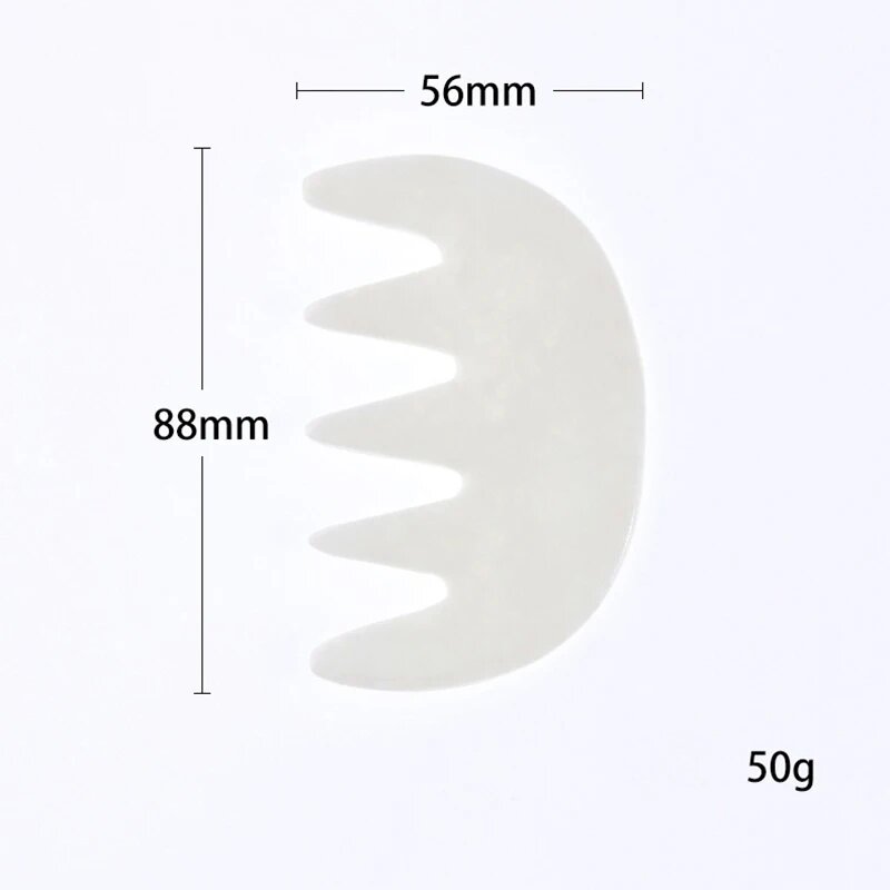 Нефритовый массажер YHCTEC для лица Jade comb 03