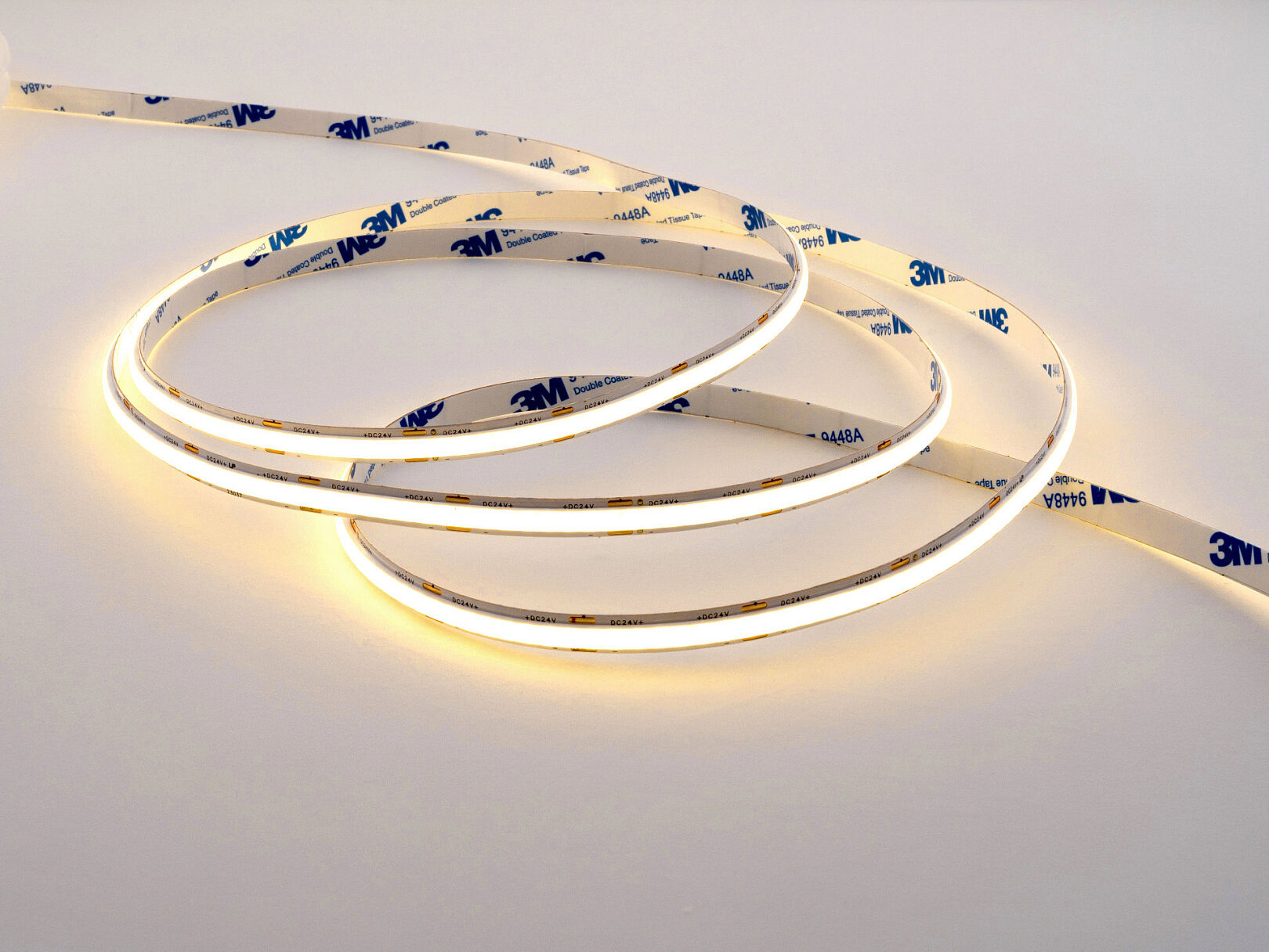 Светодиодная лента COB 256 д/м (11Вт/м) 24В 1300lm/m, 8мм, 5М