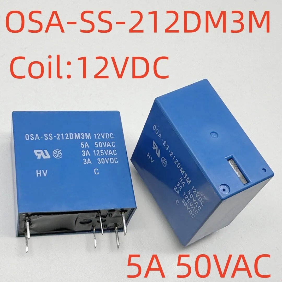 Реле OSA-SS-212DM3M 12VDC 5A