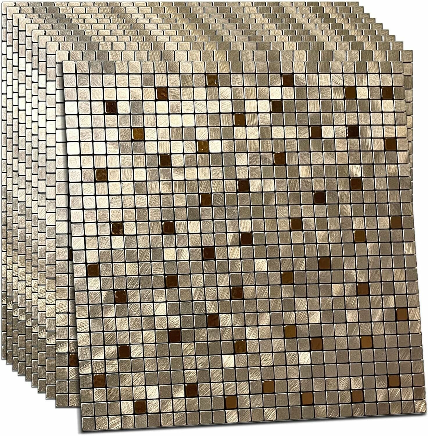 Зеркальная плитка мозаика Surface 300х300 мм (уп. 4 шт. с элементом 15х15 мм/ толщина 4 мм