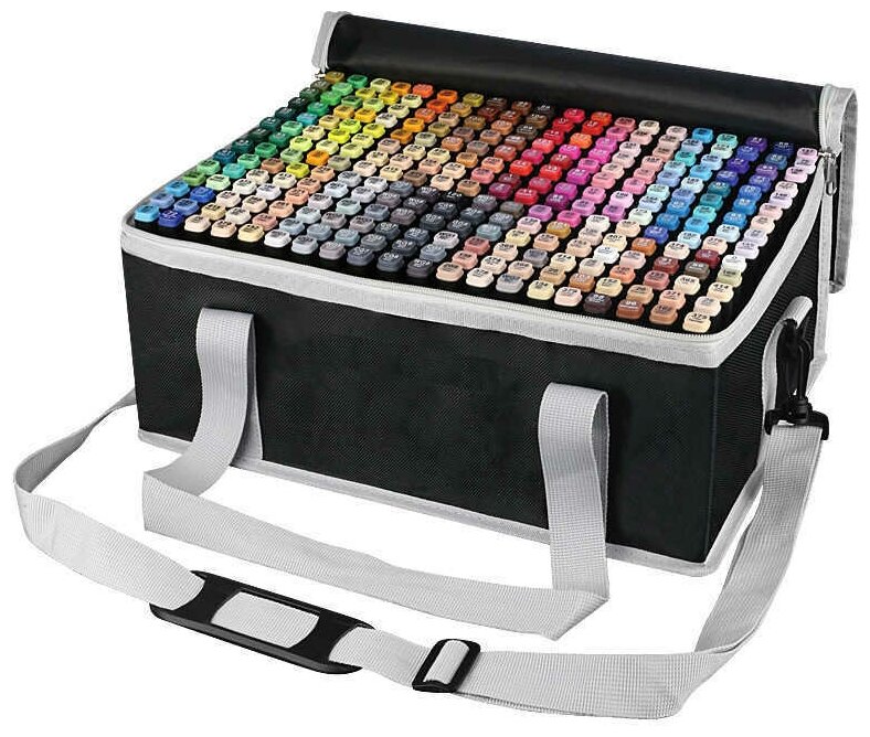 Набор маркеров Спиртовой, толщина: 2 мм, 262 шт. для скетчинга