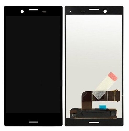 Дисплей (экран) в сборе с тачскрином для Sony Xperia X Compact черный / 1280x720
