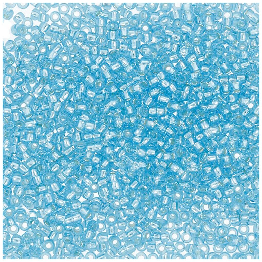 Бисер Япония "TOHO" 15/0 круглый 2 1.5 мм 5 х 5 г №0023 св. голубой