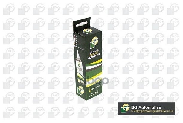 Герметик 70мл - силиконовый прокладочный чёрный, раб. темп. -50С +300С, тюбик Bga арт. BGSILC