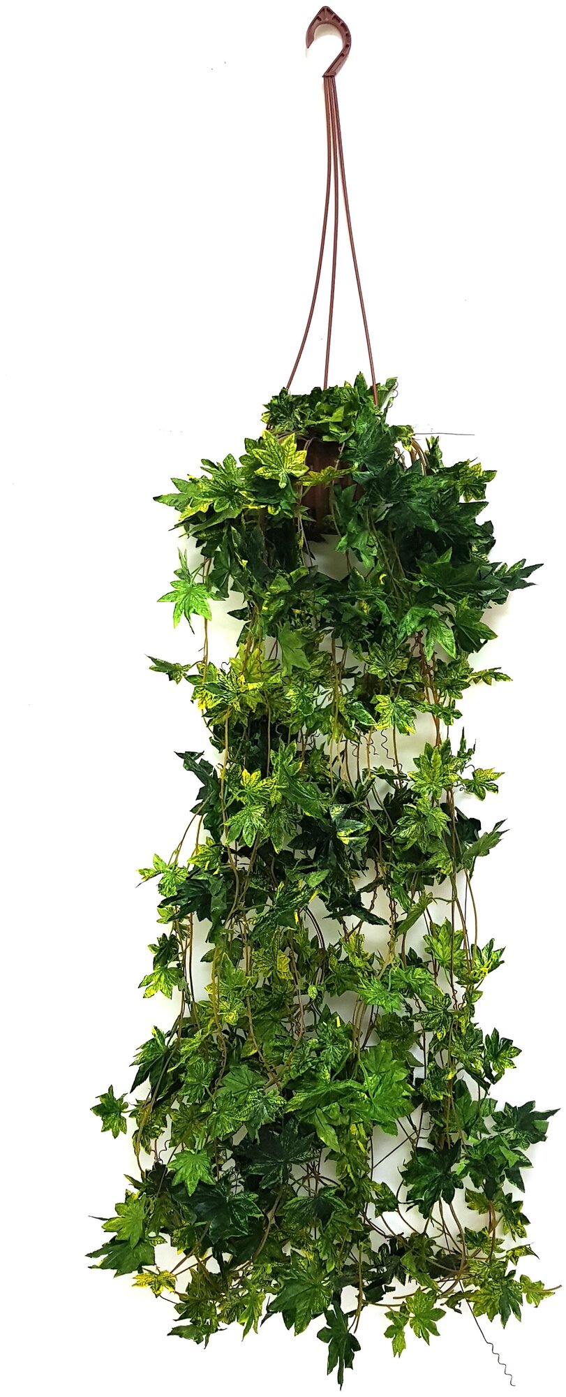 Искусственное растение Лианы в подвесном кашпо Е-00-84-1 /Искусственные цветы для декора/Декор для дома