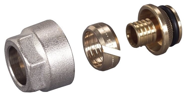 Luxor Компрессионный фитинг для труб из полиэтилена, полипропилена, резьба метрическая 16х2.2 ТР95