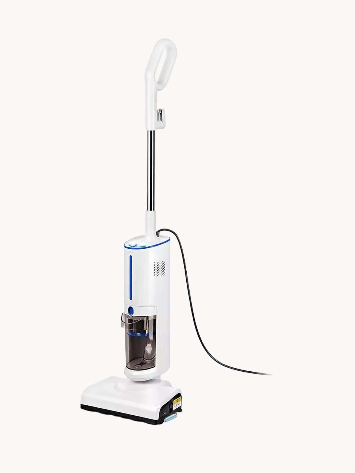 Вертикальный паровой пылесос Kitfort КТ-5157-3 (2 в 1, бело-синий)