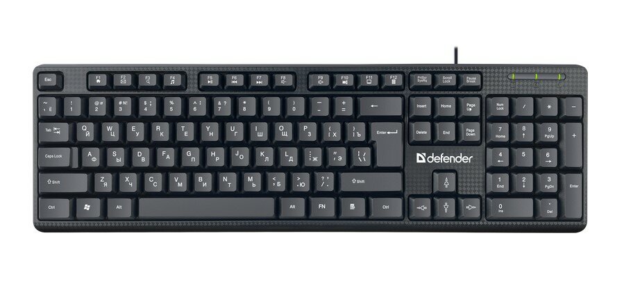 Клавиатура DEFENDER DAILY HB-162 черный