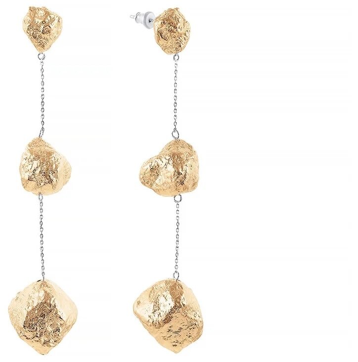 Серьги пусеты, серебро, 925 проба