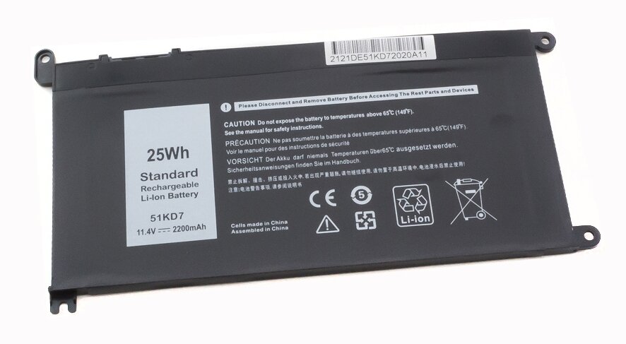 Аккумулятор для Dell 51KD7 11.4V