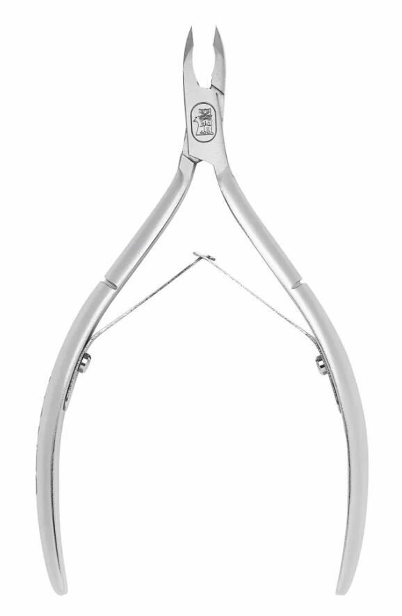 Hanzo Steel, Кусачки для кутикулы, Лезвие 4 мм, Длина инструмента 110 мм, Двойная пружина, M-07/4