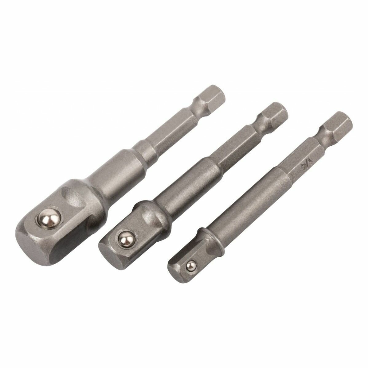 Набор адаптеров для головок с битами 1/4" 3/8" 1/2" FIT/курс