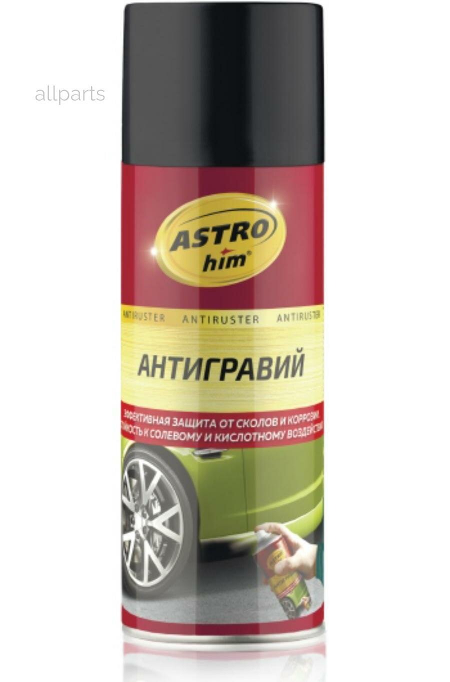 ASTROHIM AC477 Антигравий, черный, серия Antiruster, аэрозоль 520 мл ASTROhim AC477 ASTROhim AC477