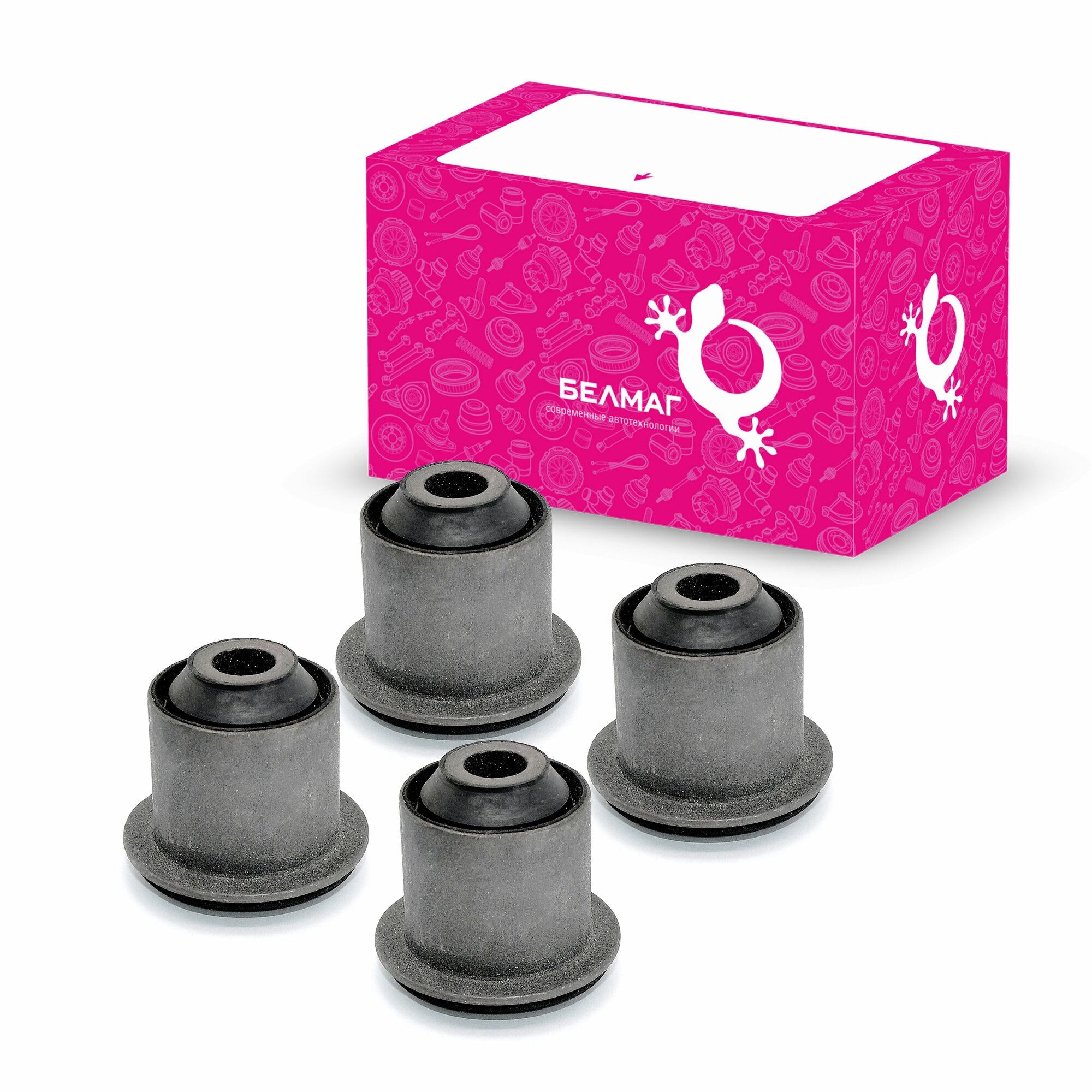 Сайлентблок рычага передней подвески комплект BELMAG BMSBL081 для LADA Largus, RENAULT Logan I, II, Sandero I, II