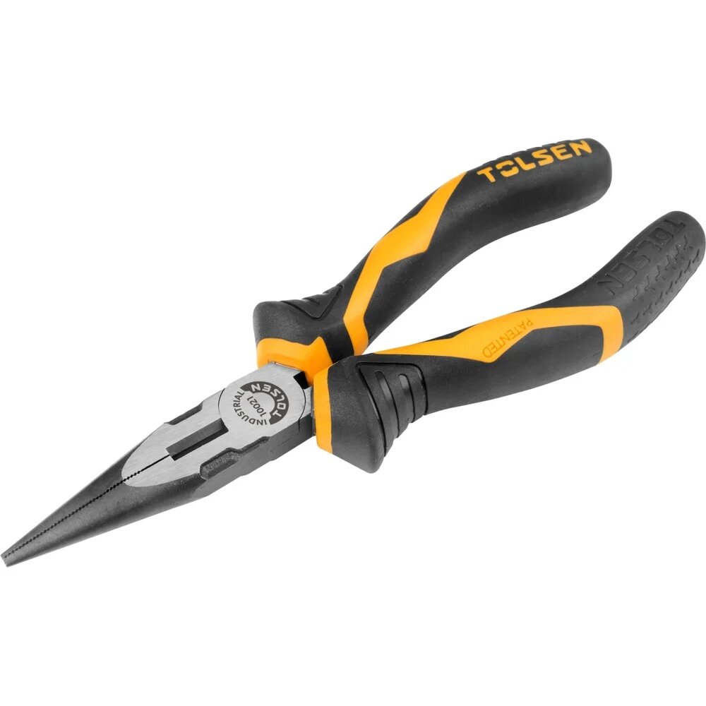 Пассатижи TOLSEN GRIPRO тонконосые, 160 мм 10021, из качественной, автосервисах