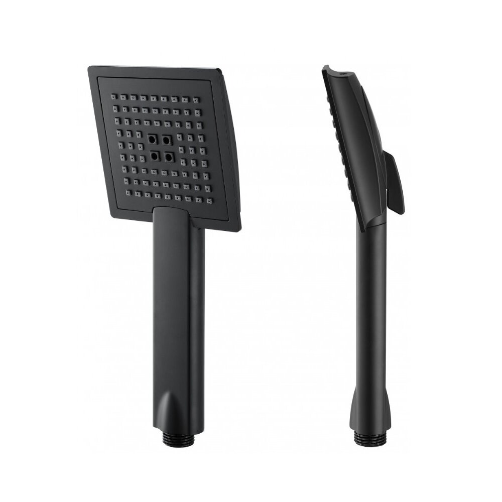 Лейка для душа Vieir (Виеир) (3 режима) квадрат VR3083-C черный