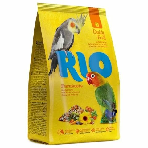 RIO Корм для средних попугаев 500г