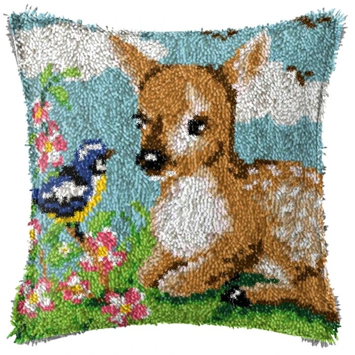 Набор для ковровой вышивки "Лошадь, олень" pulaqi W-BZ1092-43-43