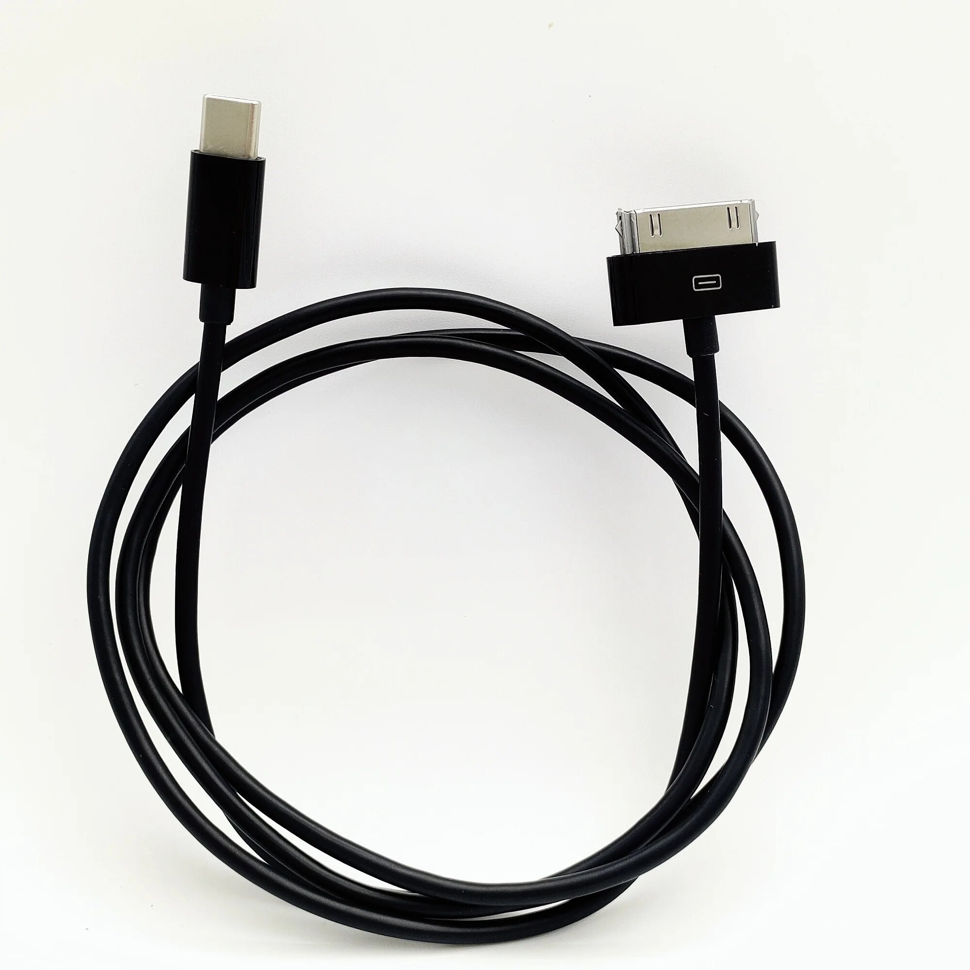 USB C до 30pin кабель для синхронизации данных и зарядки для iPhone 3/4 и iPad 1/2/3 1 м 3 фута черный