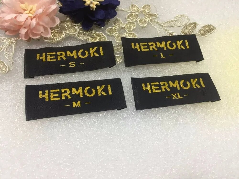 Тканевые этикетки для одежды 4000 шт