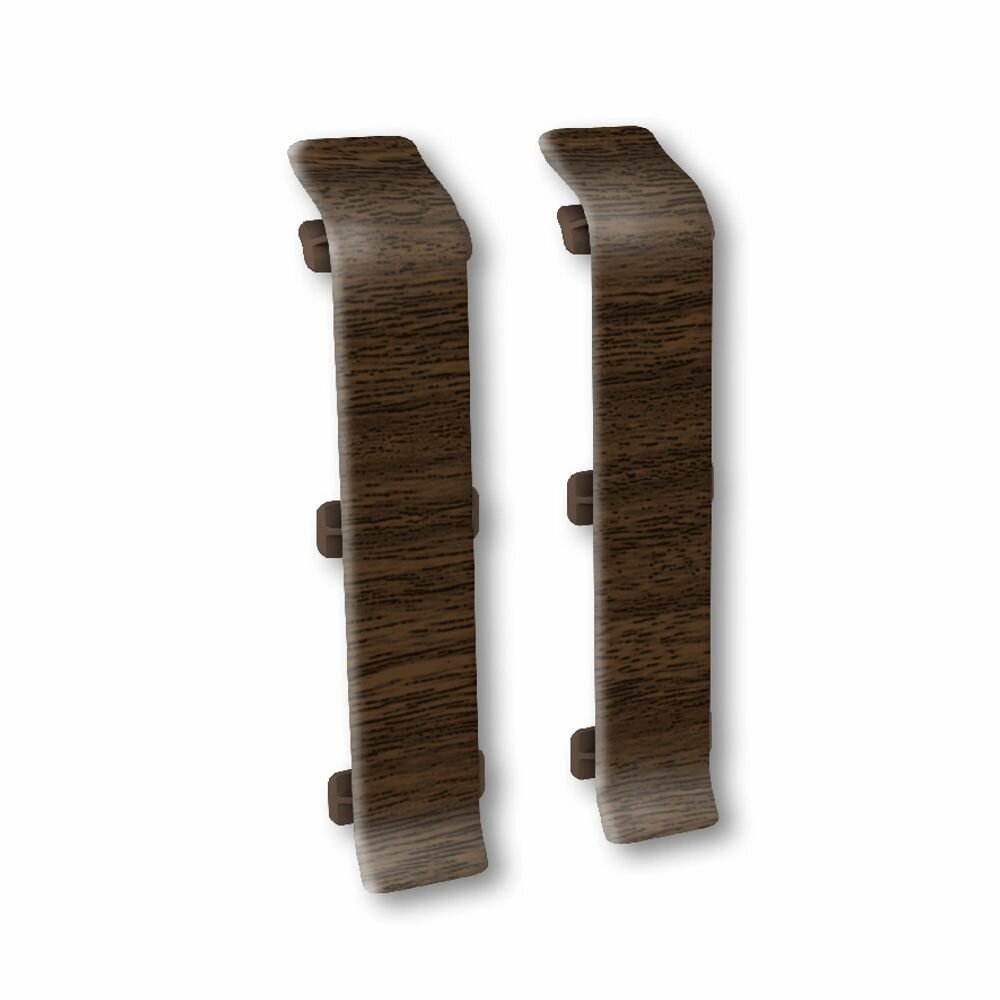 Соединитель Lexida 80мм 293 Орех темный (Блистеры 2шт)