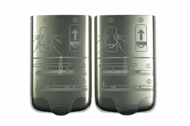 Крышка аккумулятора для Nokia 6700 серебро матовое ориг100%