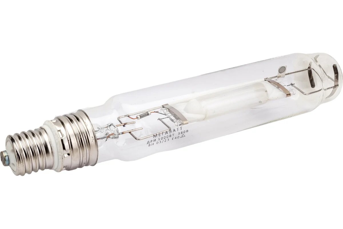 Мегаватт ДРИ газоразрядная металлогалогенная лампа 1000W 380/4000K E40 12/03116