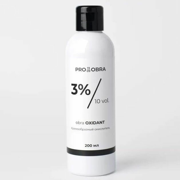 OBRA PRO13/09 Кремообразный окислитель 3% OBRA OXIDANT, 200 мл