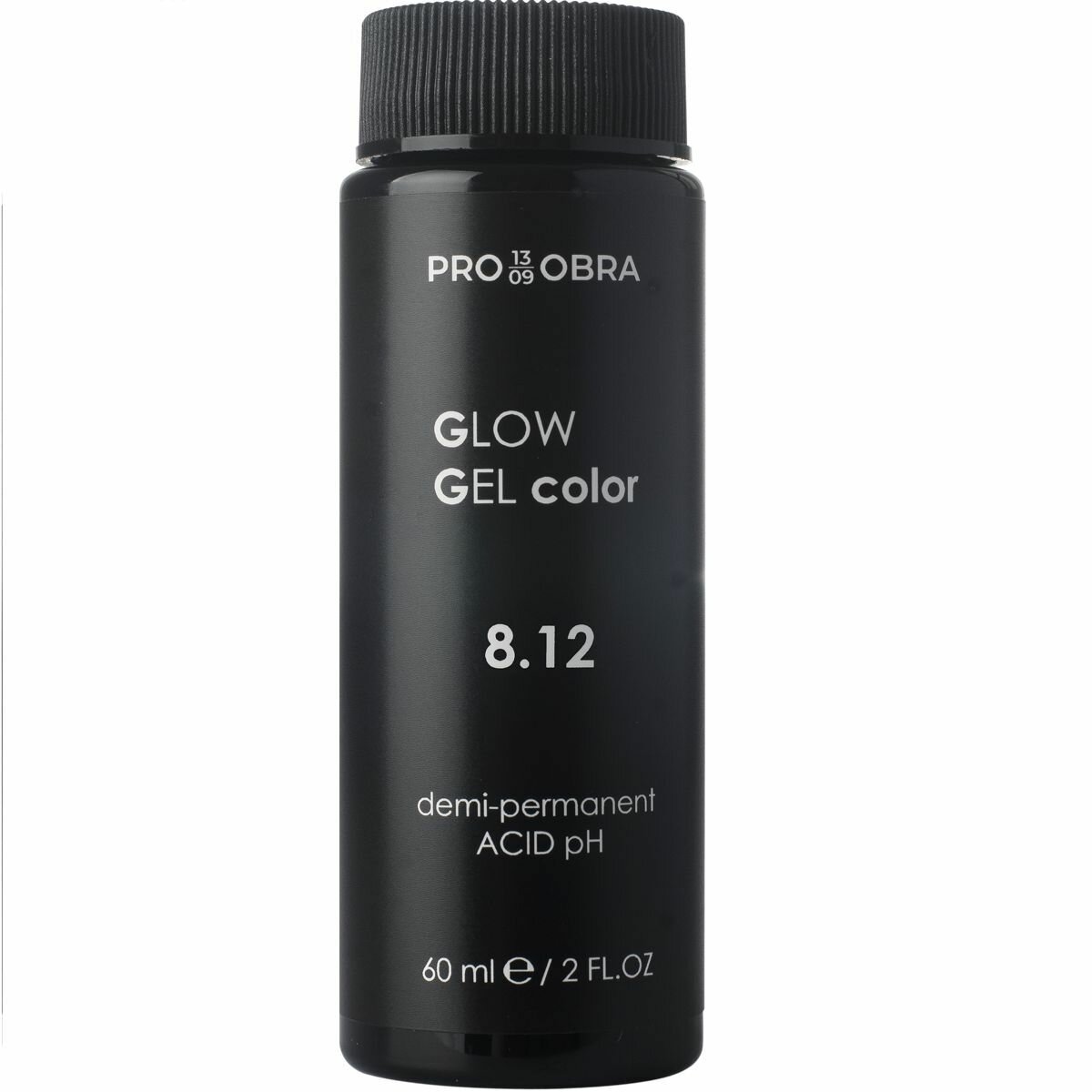 OBRA PRO13/09 Полуперманентный гелевый краситель GLOW GEL 8.12 Пепельный перламутровый светло-русый, 60 мл