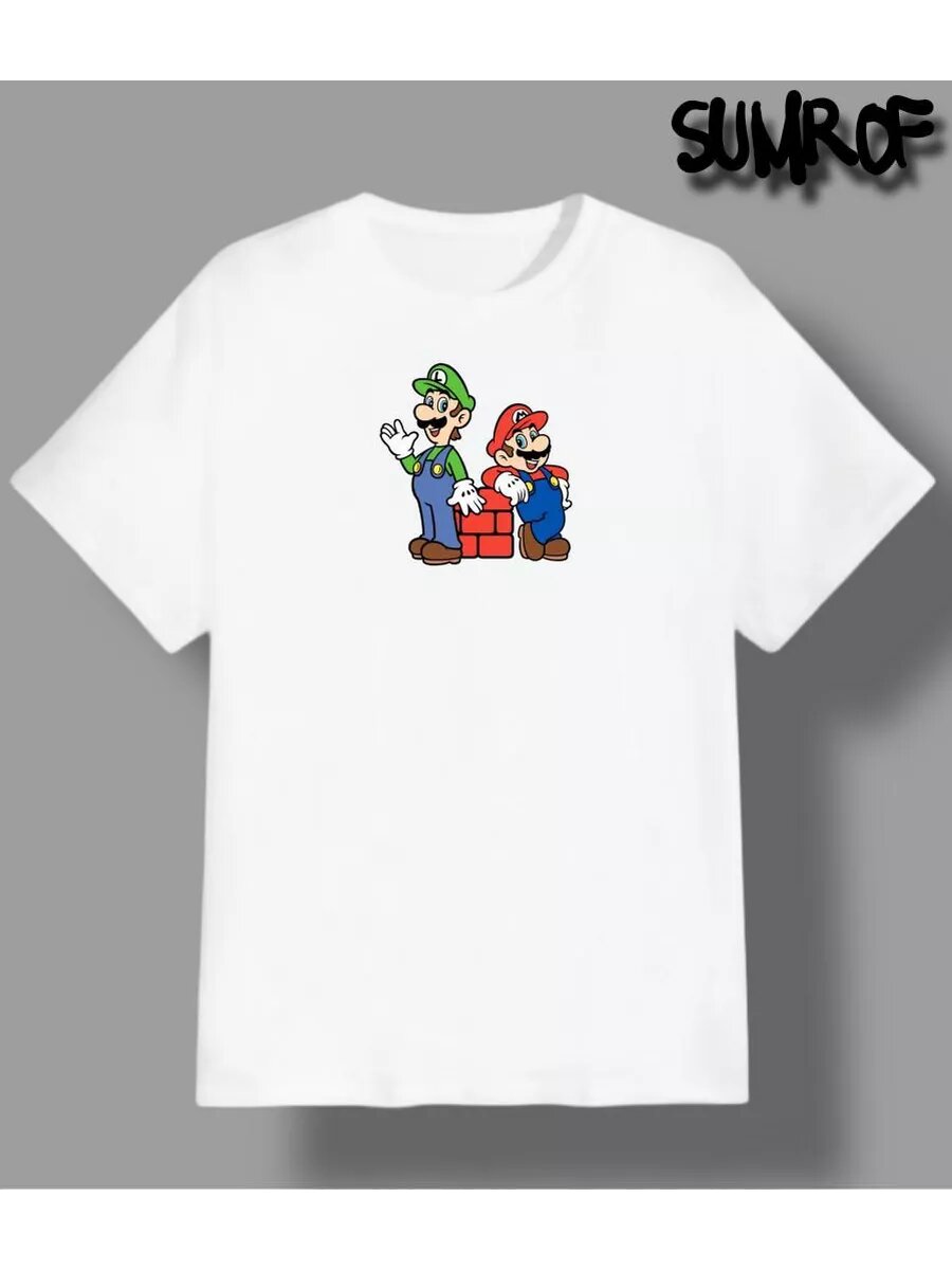 Футболка братья марио
