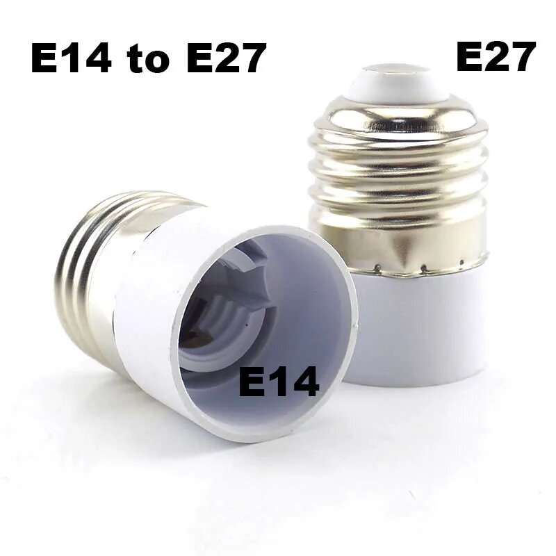 Адаптер для ламп E27 E14 E17 в G24 GU10 E12 B22 MR16 NO.10 2pcs